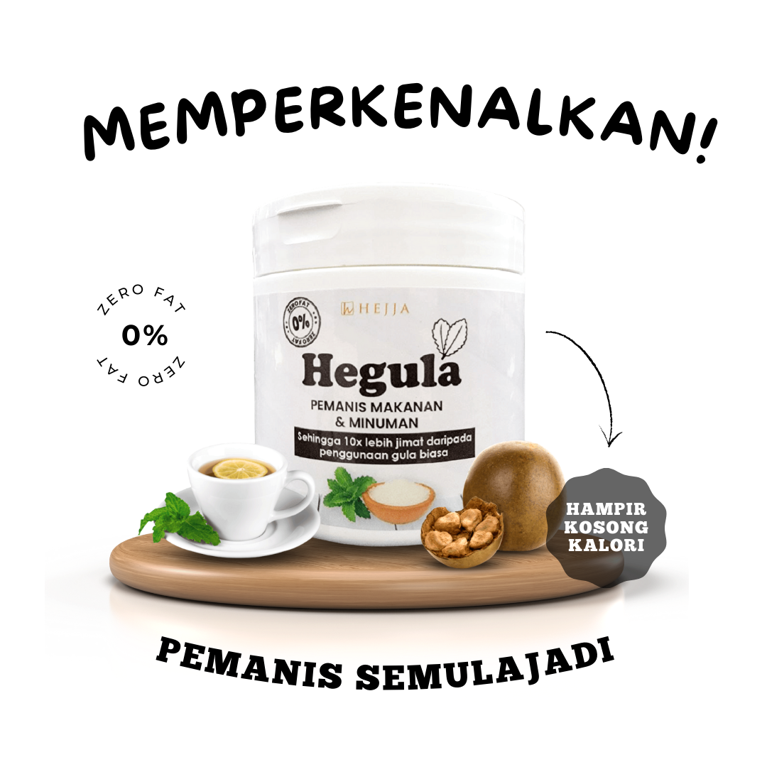pemanis semulajadi tanpa gula sintetik - Hegula